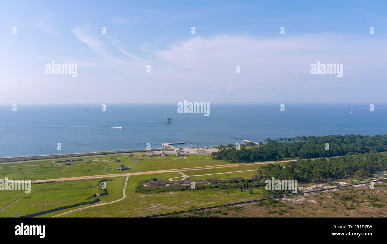 Fort Morgan, Alabama beach Stock Photo - Alamy