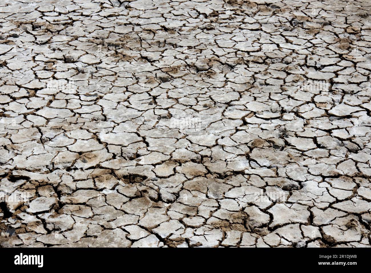 Drought, ground cracks, no hot water. Dry land in the dry season. Lack ...