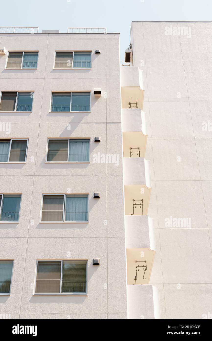 Minimal style building exterior in Japan Stock Photo - Alamy