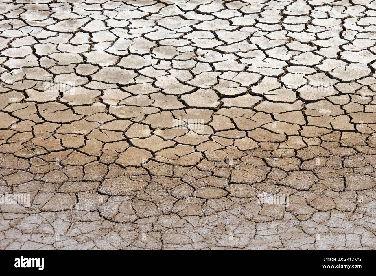 Drought, ground cracks, no hot water. Dry land in the dry season. Lack ...