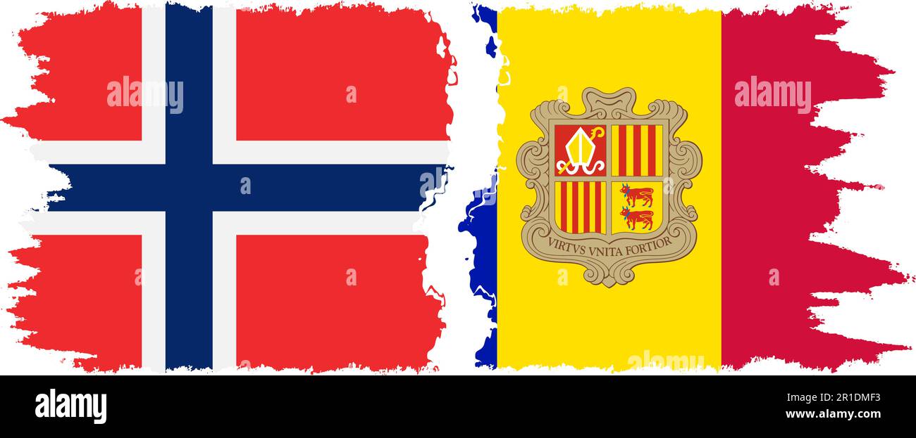 Norway andorra flag Stock Vector Images - Alamy