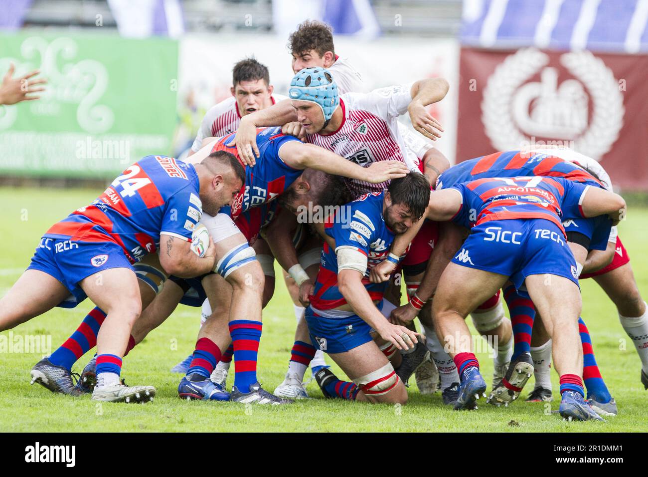 Rovigo, Italy. 13th May, 2023. Mario Battaglini stadium, Rovigo, Italy ...