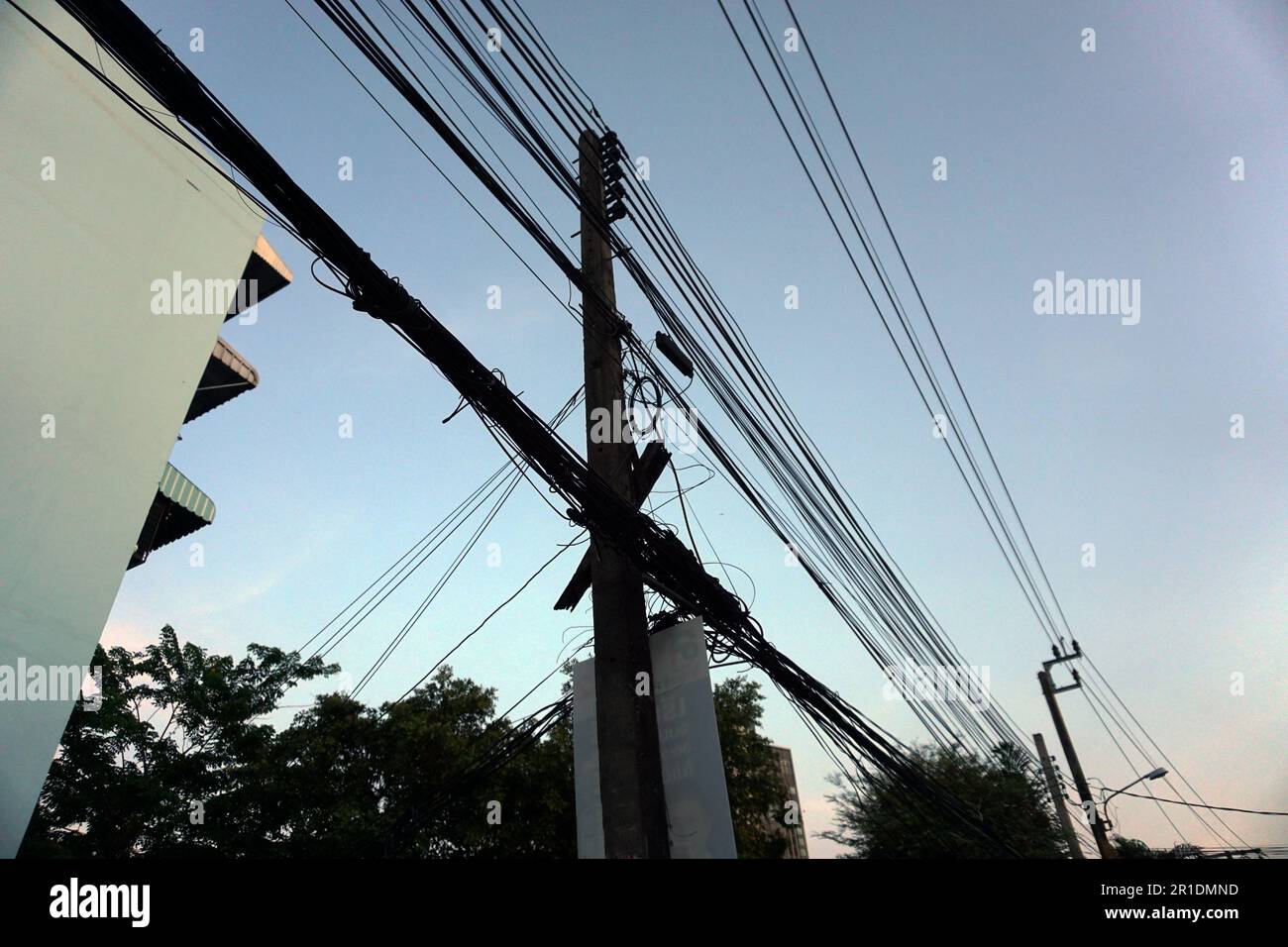 Power pylon fragment electricity hi-res stock photography and images ...