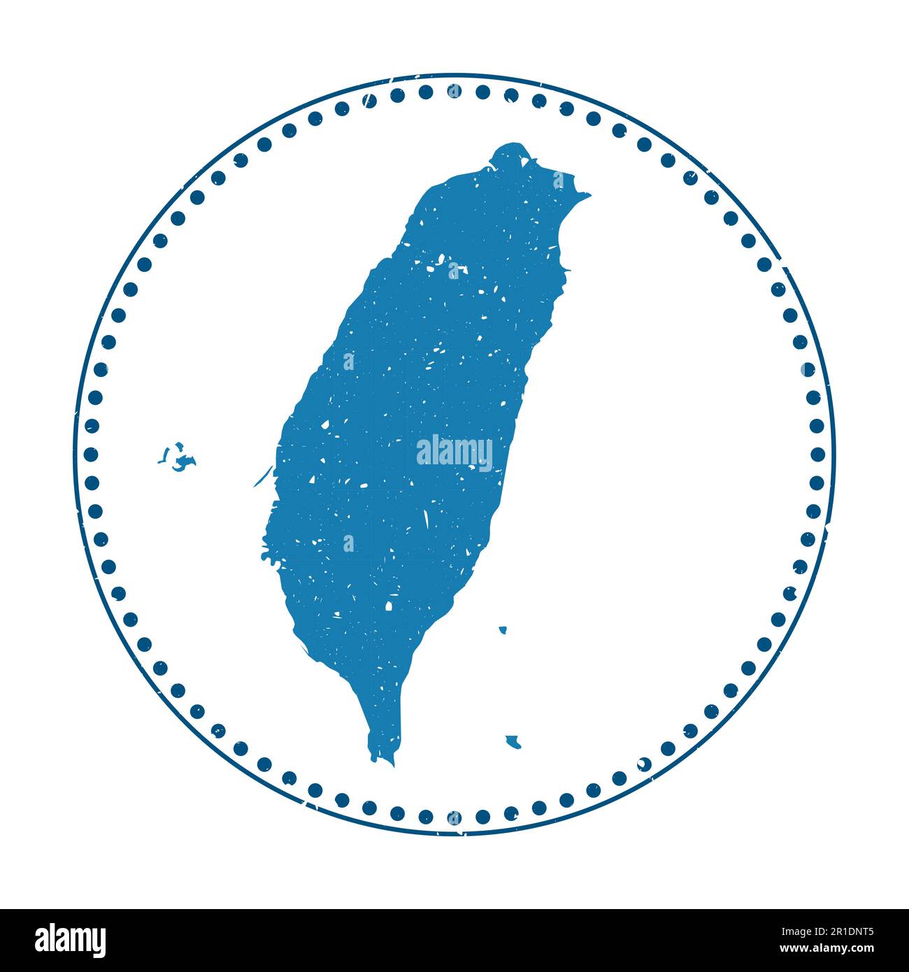 Taiwan sticker. Travel rubber stamp with map of country, vector ...