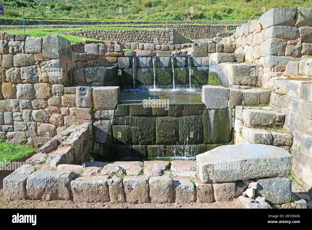 Well Preserved Inca's Fountain at Tipon, Historic Civil Engineering ...