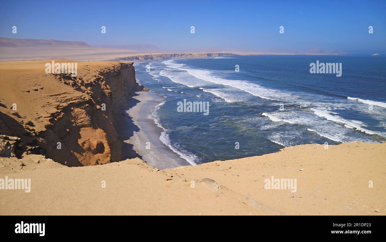Amazing View of Paracas National Reserve, Known as Where the Desert ...