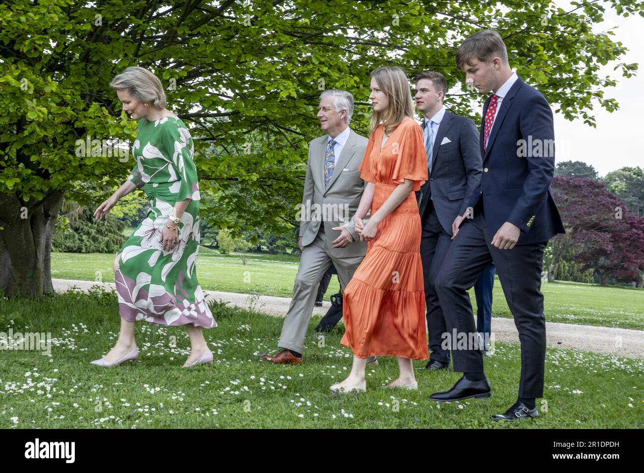 Brussels, Belgium. 13th May, 2023. Queen Mathilde of Belgium, King ...