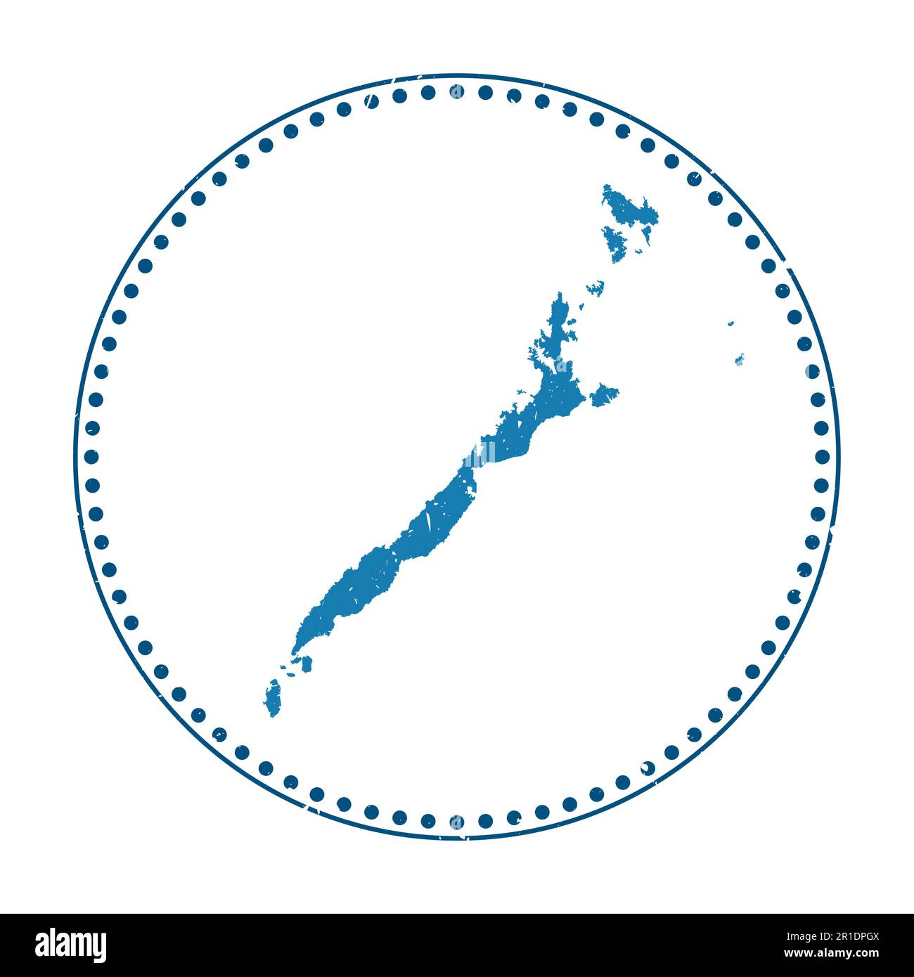 Palawan sticker. Travel rubber stamp with map of island, vector ...