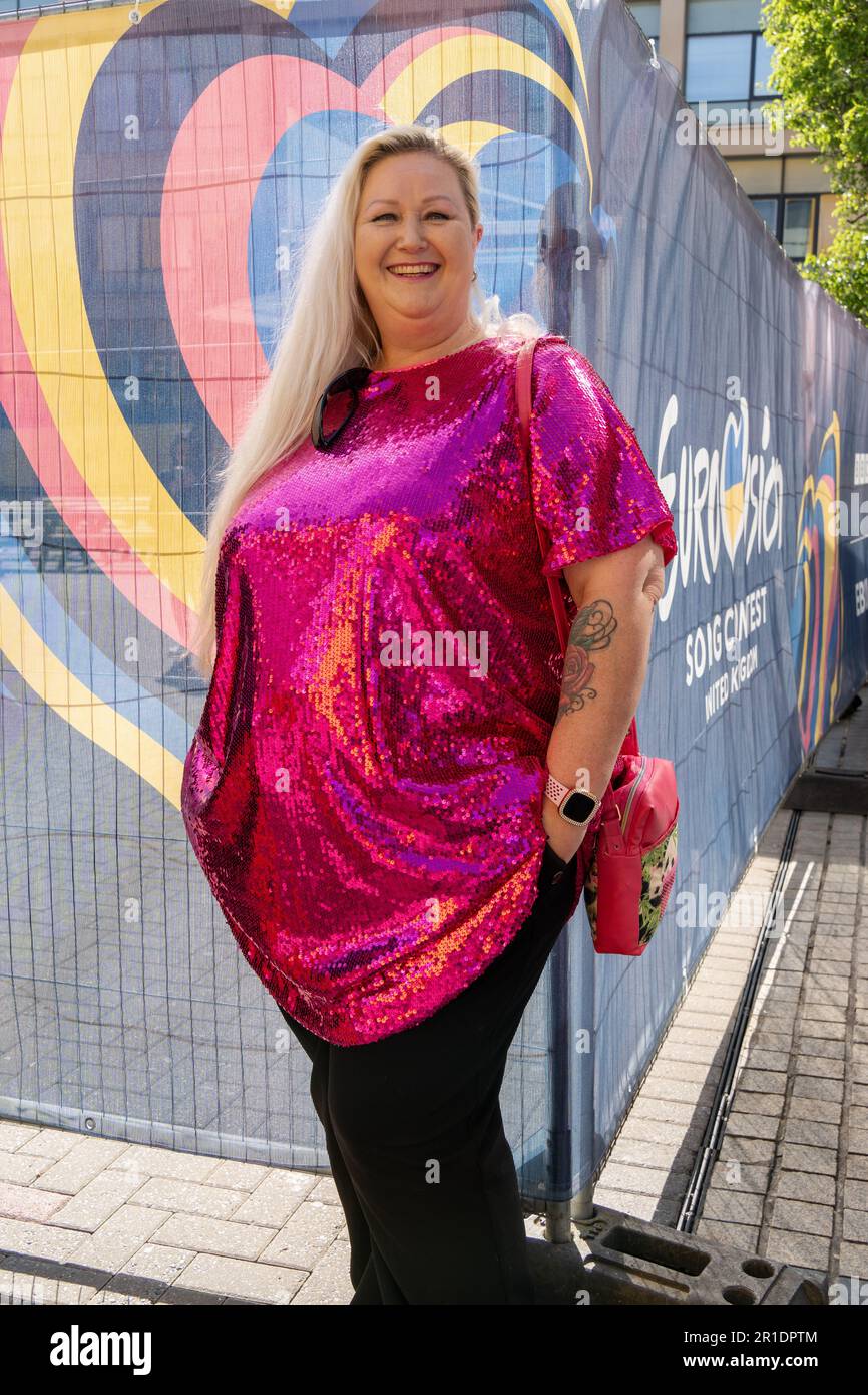 Newcastle upon Tyne, UK. May 13th 2023. Eurovision 2023 Final party ...