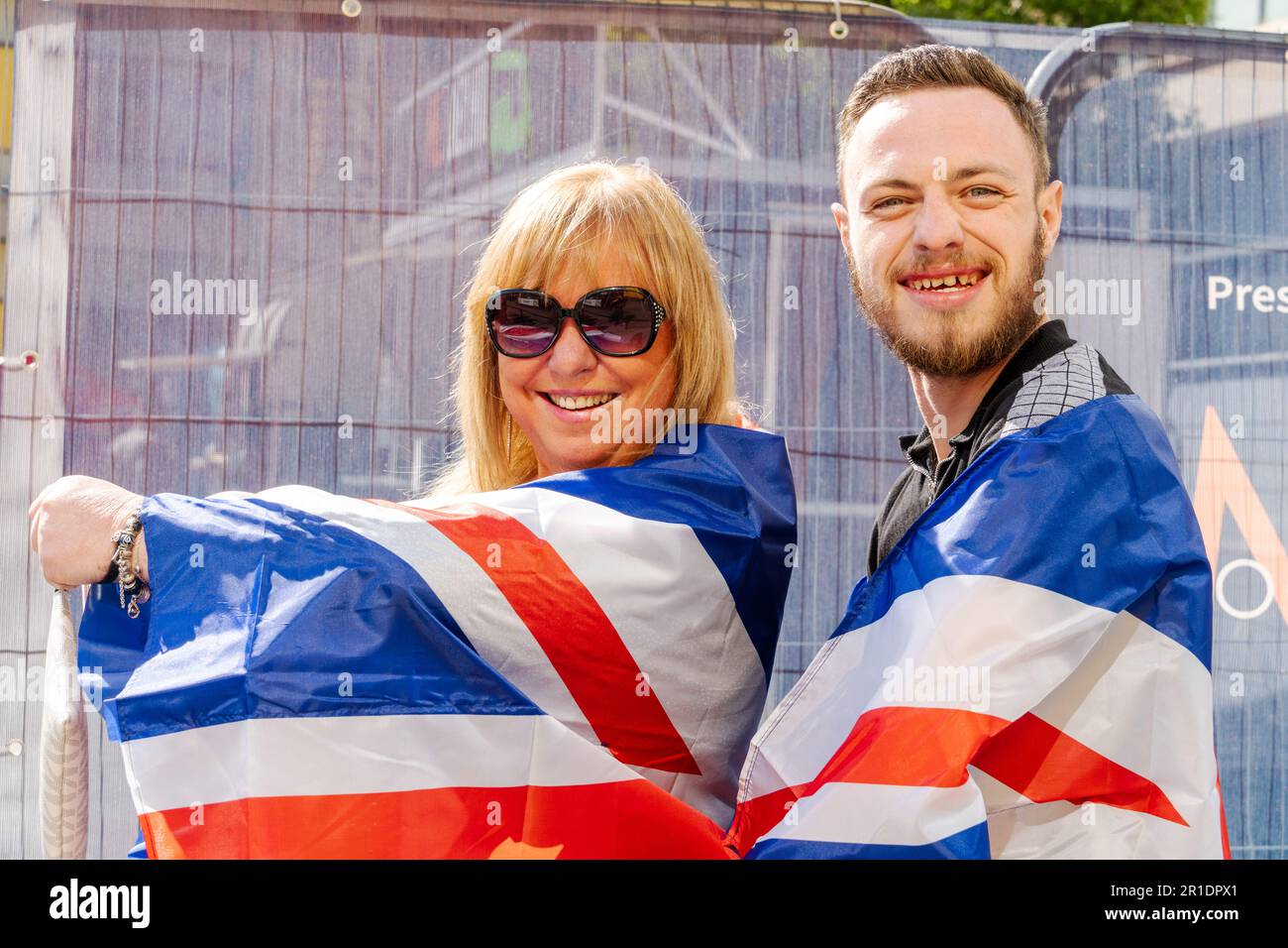 Newcastle upon Tyne, UK. May 13th 2023. Eurovision 2023 Final party ...
