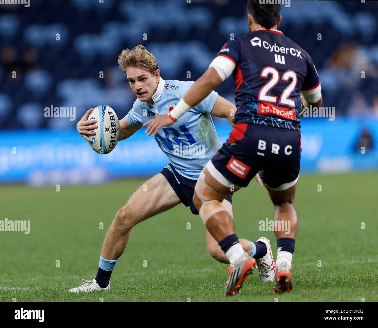 Sydney, Australia. 13th May, 2023. Max Jorgensen of the Waratahs runs ...