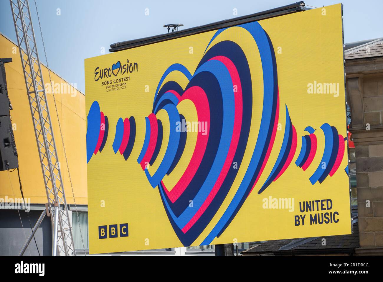 Eurovision big screen hi-res stock photography and images - Alamy