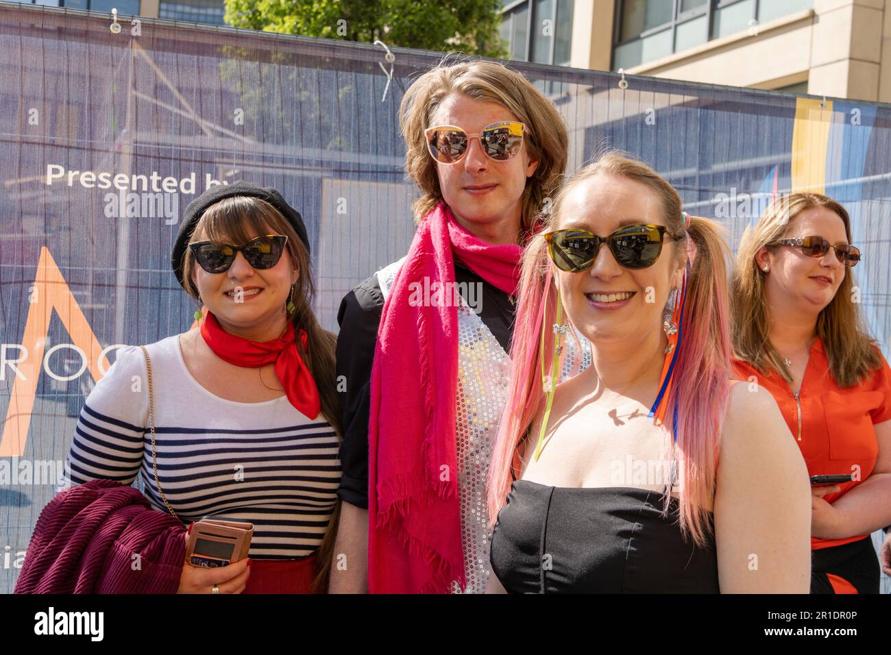 Newcastle upon Tyne, UK. May 13th 2023. Eurovision 2023 Final party ...