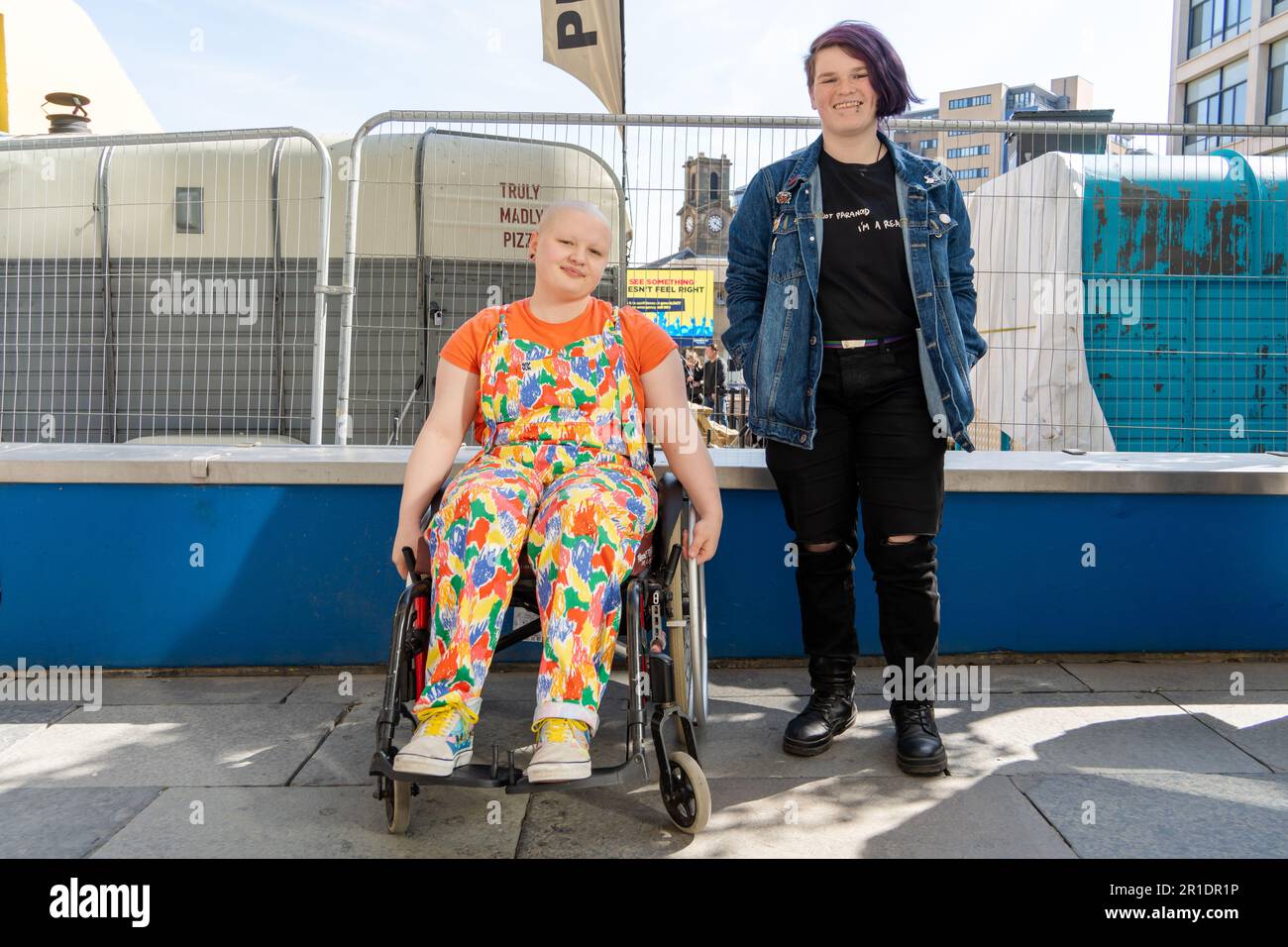 Newcastle upon Tyne, UK. May 13th 2023. Eurovision 2023 Final party ...