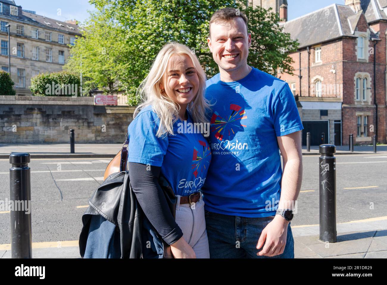 Newcastle upon Tyne, UK. May 13th 2023. Eurovision 2023 Final party ...