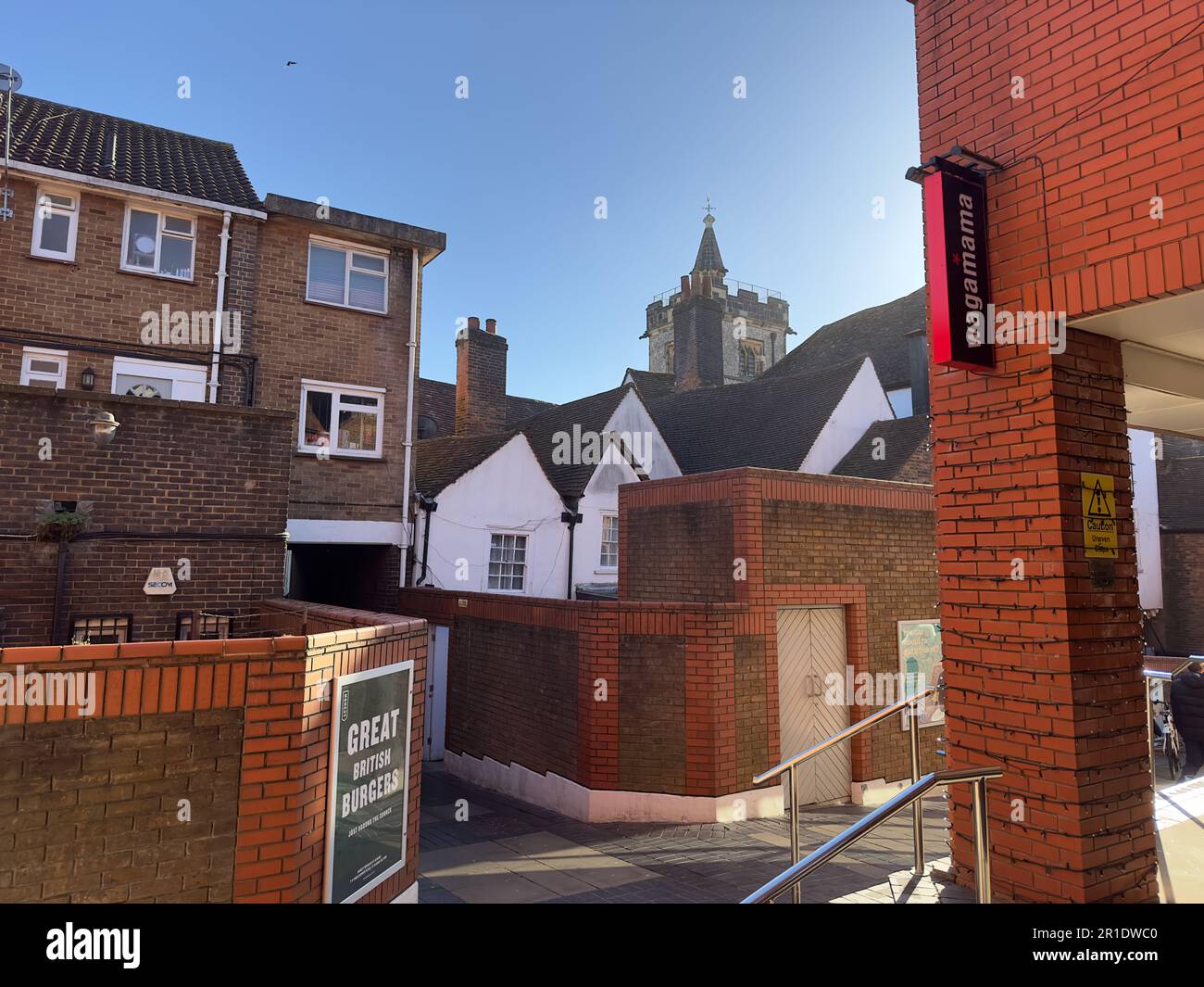 The Christopher Place Shopping Centre in St Albans, London, England ...
