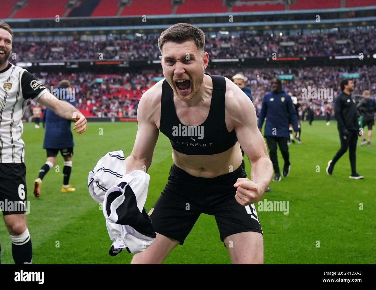 Notts County's Cedwyn Scott celebrates after scoring the winning ...