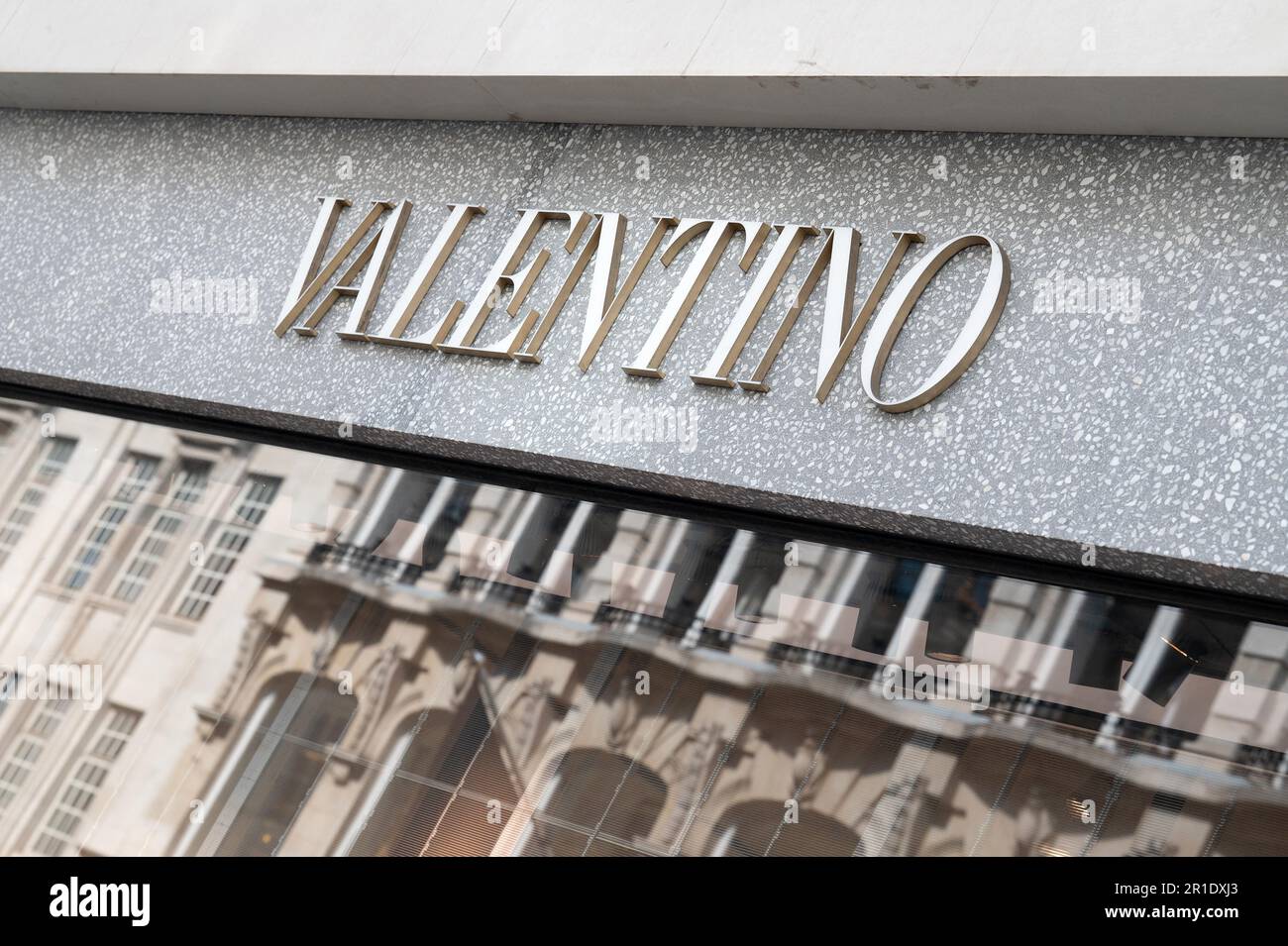 London, UK. 11th May, 2023. A shop sign of VALENTINO Store, on May 07 ...