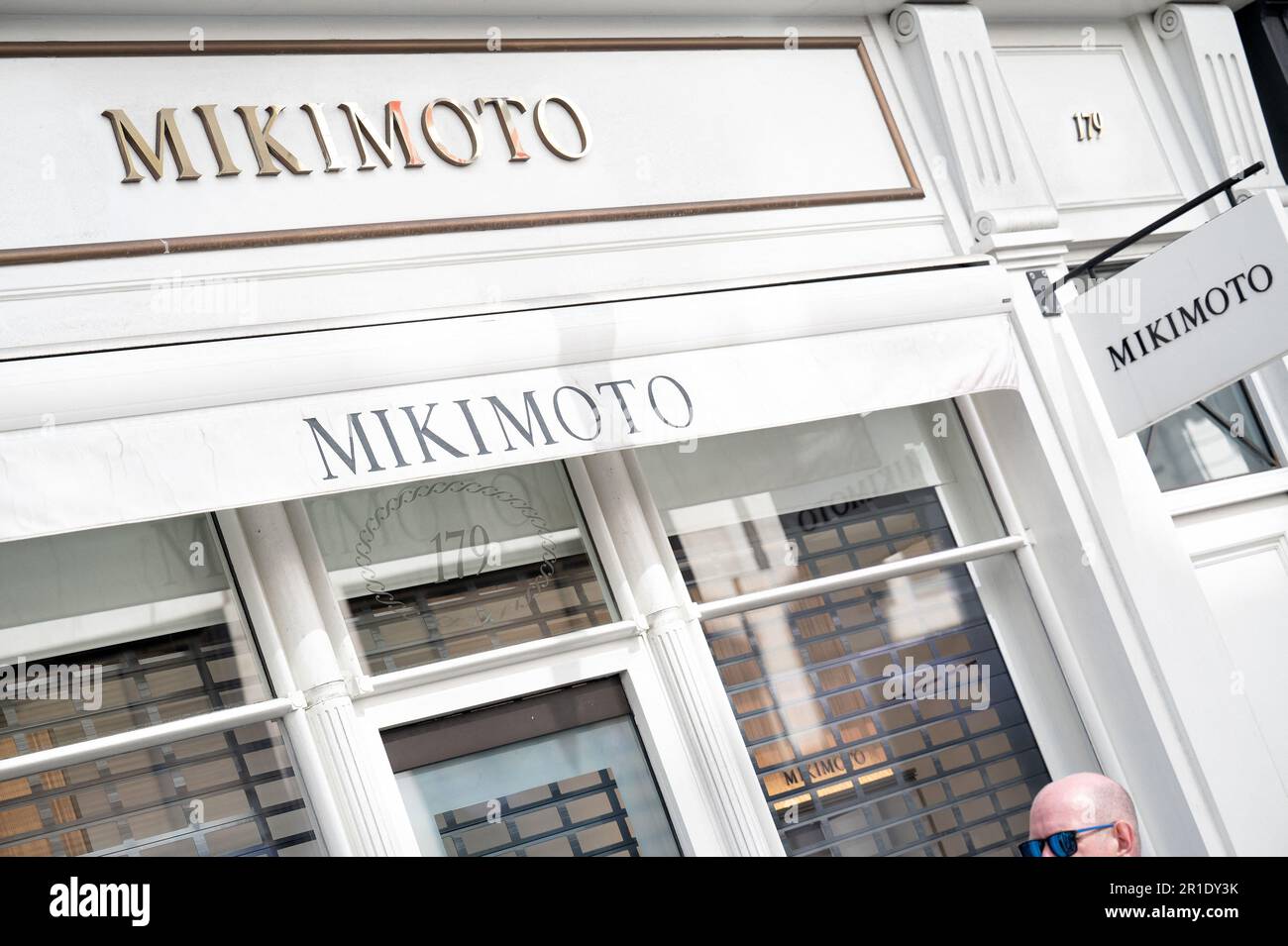 London, UK. 11th May, 2023. A shop sign of MIKIMOTO Store, on May 07, 2023 in London, England ...