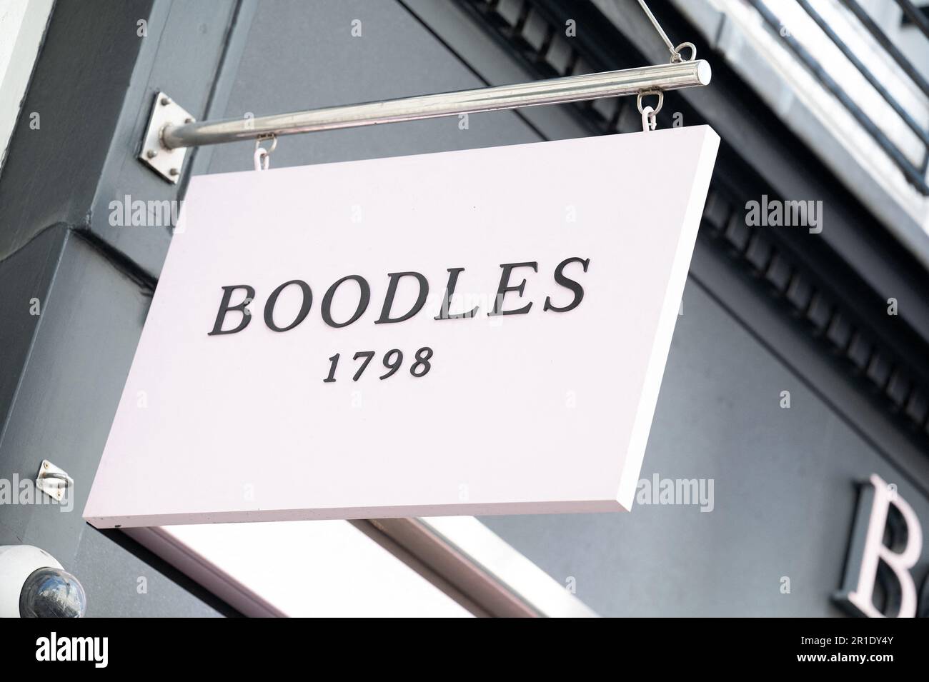 London, UK. 11th May, 2023. A shop sign of BOODLES Store, on May 07 ...