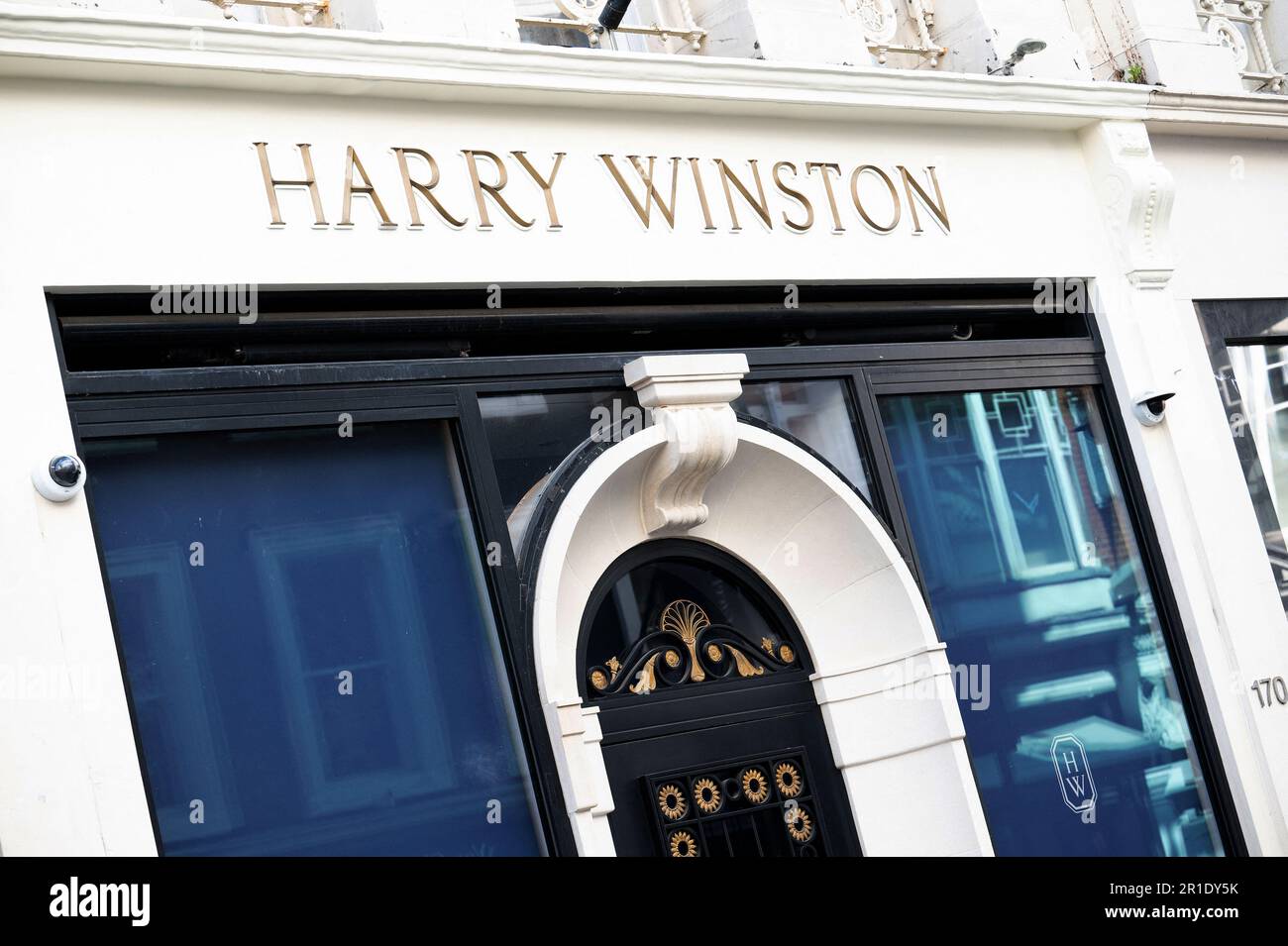 London, UK. 11th May, 2023. A shop sign of HARRY WINSTON Store, on May ...