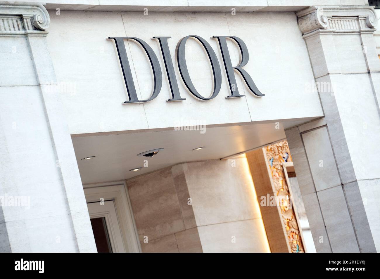 London, UK. 11th May, 2023. A shop sign of DIOR Store, on May 07, 2023 ...