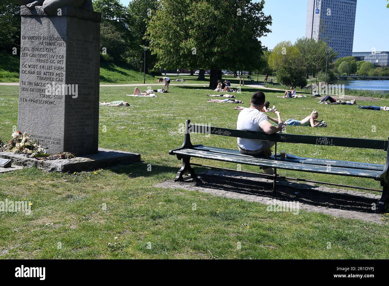 May 13,203/ People enjoy summer day in capital parks and lakes in day ...