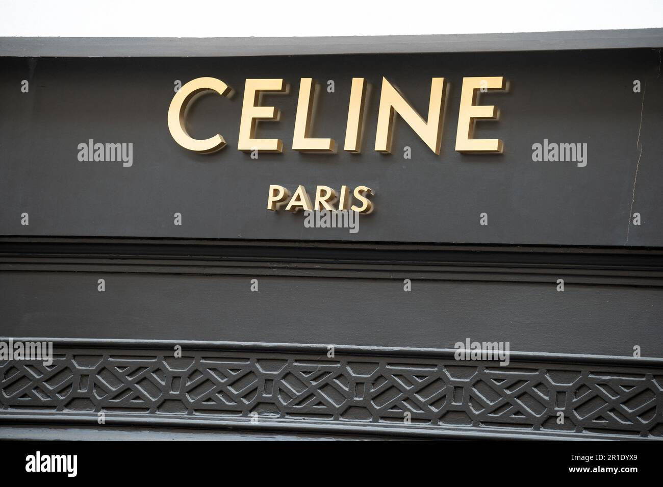 London, UK. 11th May, 2023. A shop sign of CELINE Store, on May 07 ...