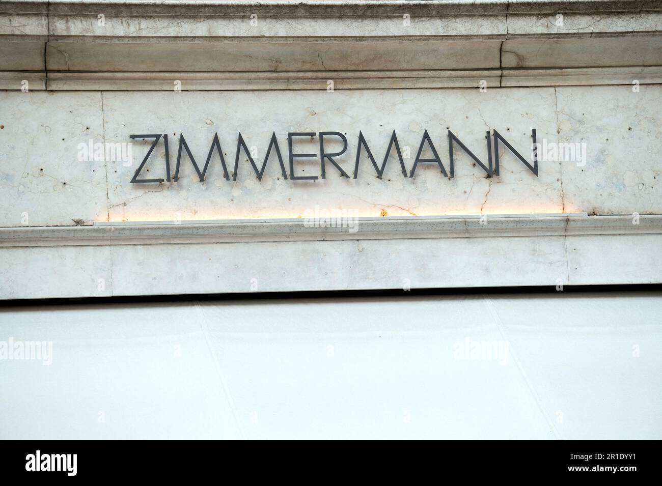 London, UK. 11th May, 2023. A shop sign of ZIMMERMANN Store, on May 07 ...