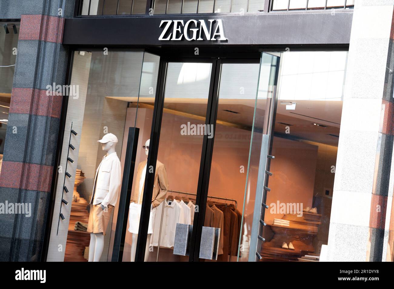 Zegna logo hi-res stock photography and images - Alamy