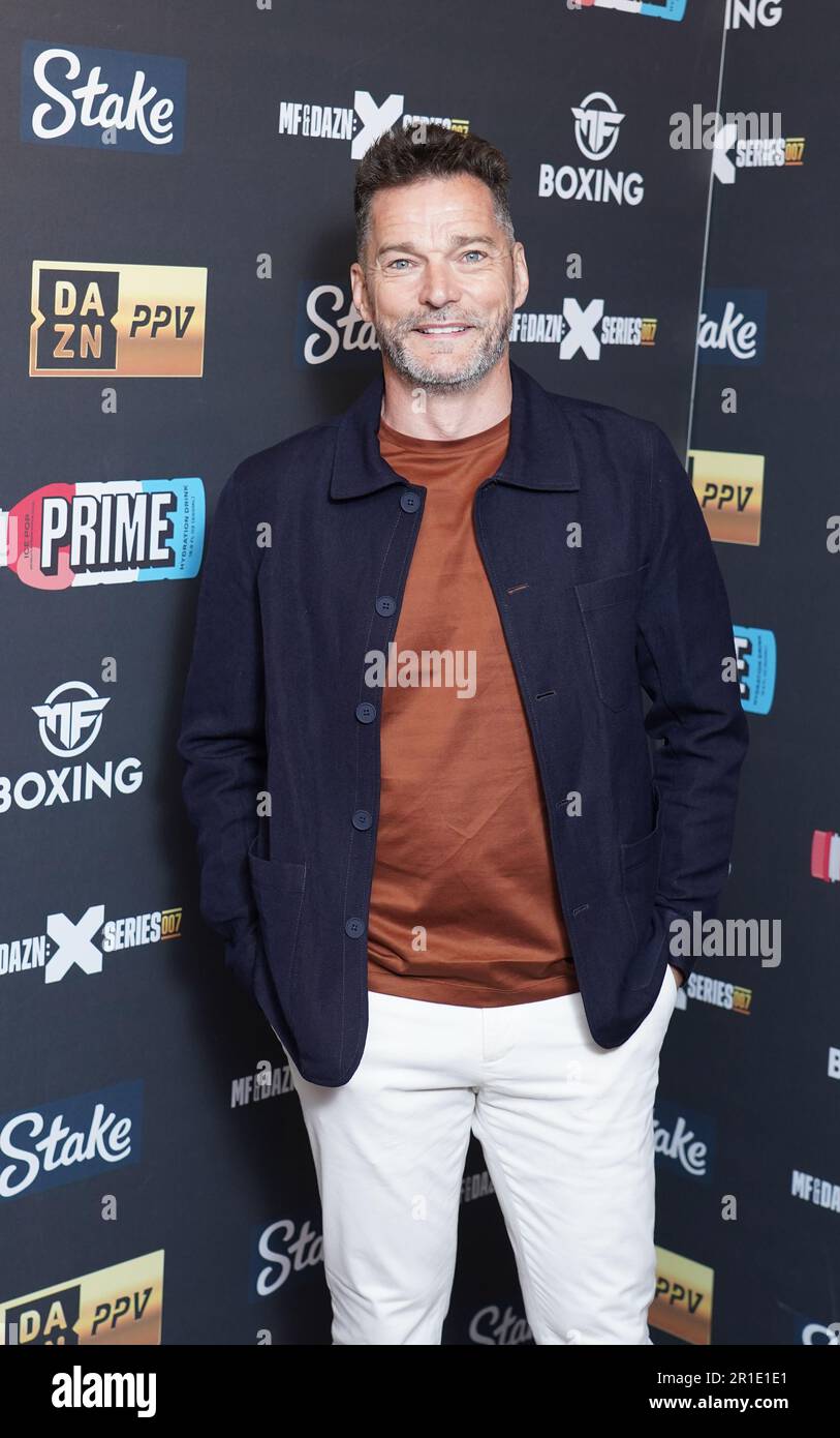 Fred Sirieix arriving for the KSI vs Joe Fournier boxing match at OVO ...