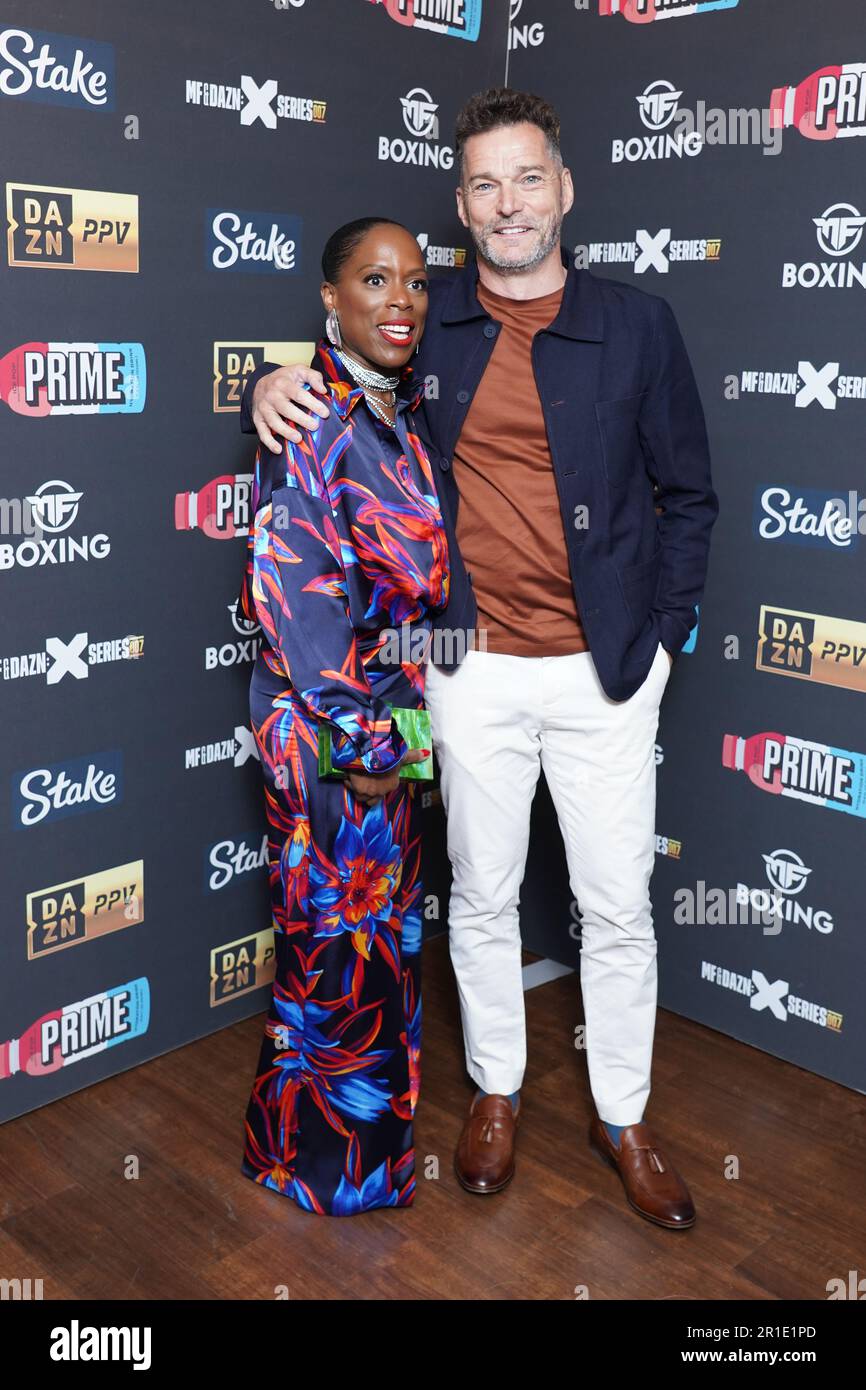 Fred Sirieix arriving for the KSI vs Joe Fournier boxing match at OVO ...