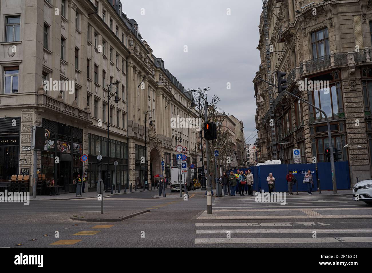 Pedestrian street in budapest hi-res stock photography and images - Alamy