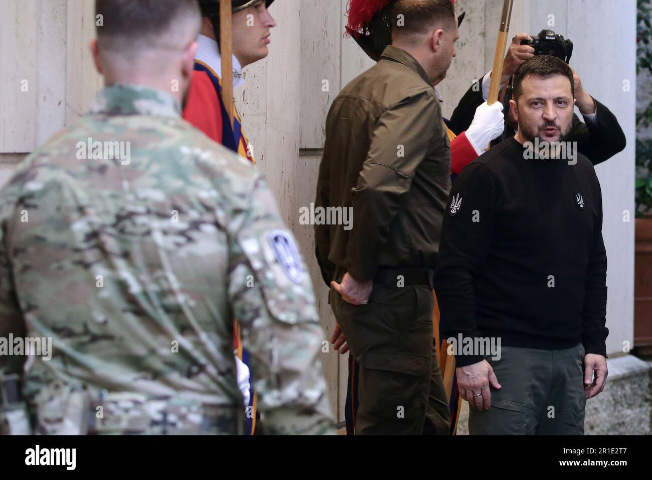 Vatican City, Vatican. 13th May, 2023. Ukrainian President Volodymyr ...