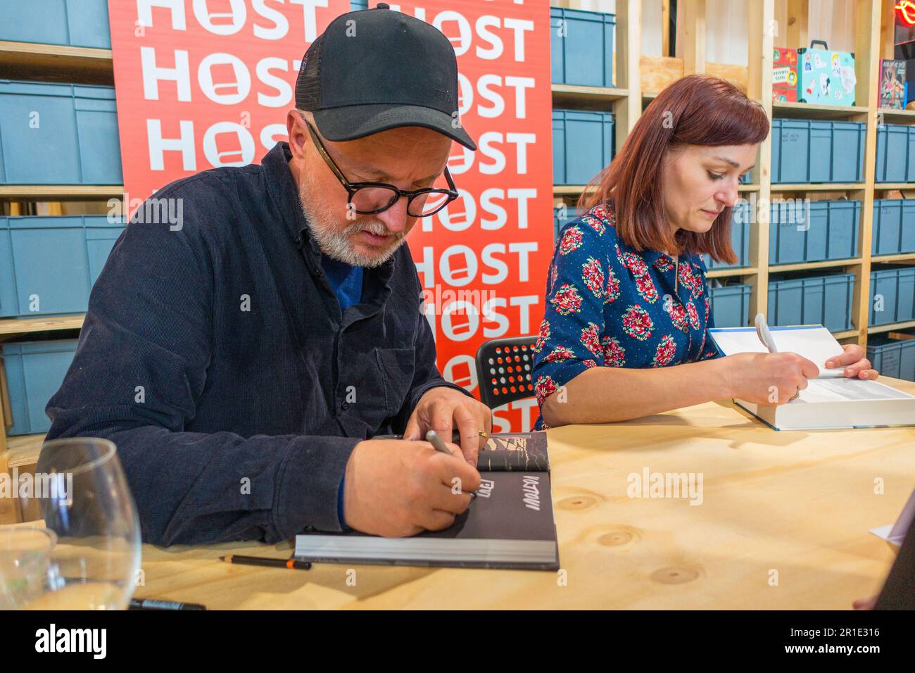 Czech author Katerina Tuckova and musician and artist Jaromir 99 ...