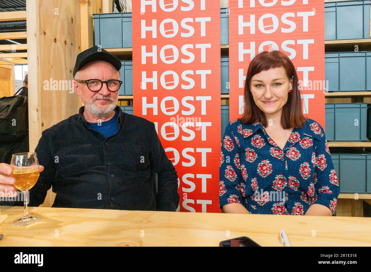 Czech author Katerina Tuckova and musician and artist Jaromir 99 ...