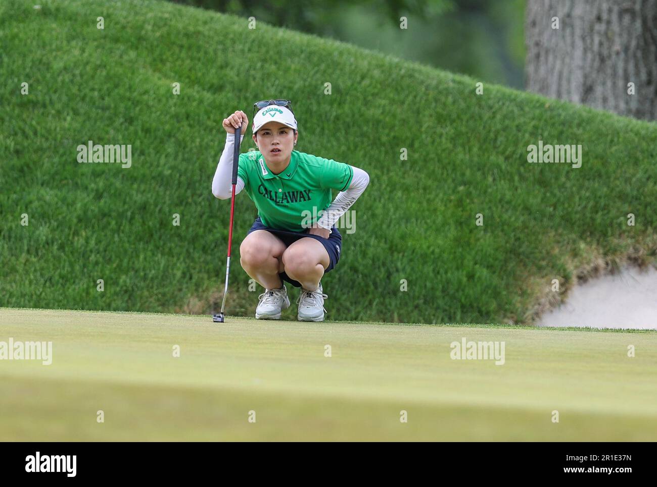 Clifton, NJ, USA. 13th May, 2023. Yuna Nishimura from Japan reads the ...