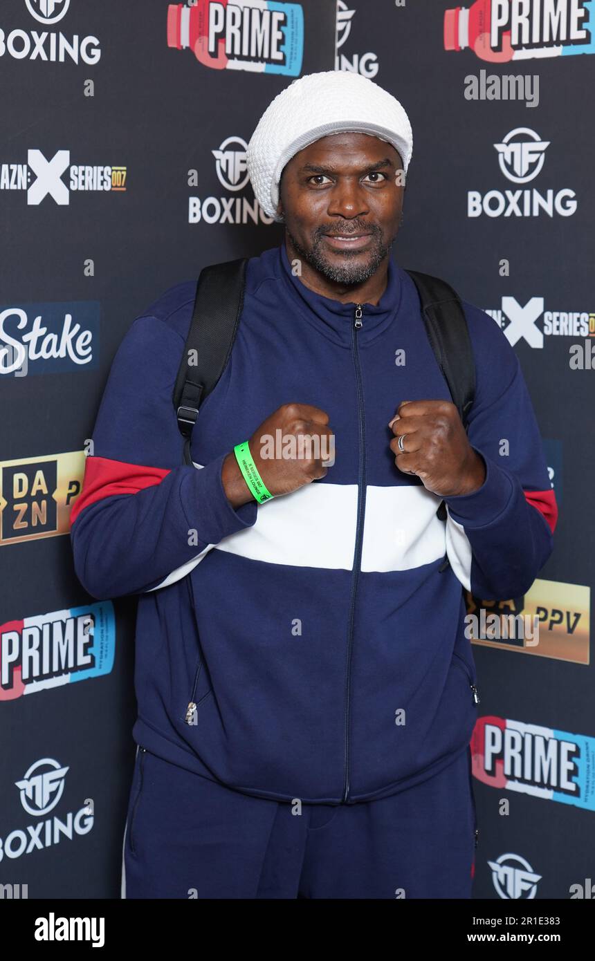 Audley Harrison arriving for the KSI vs Joe Fournier boxing match at ...
