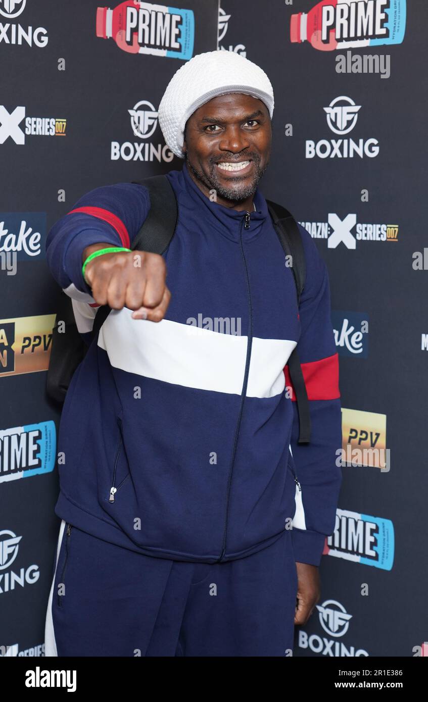 Audley Harrison arriving for the KSI vs Joe Fournier boxing match at ...