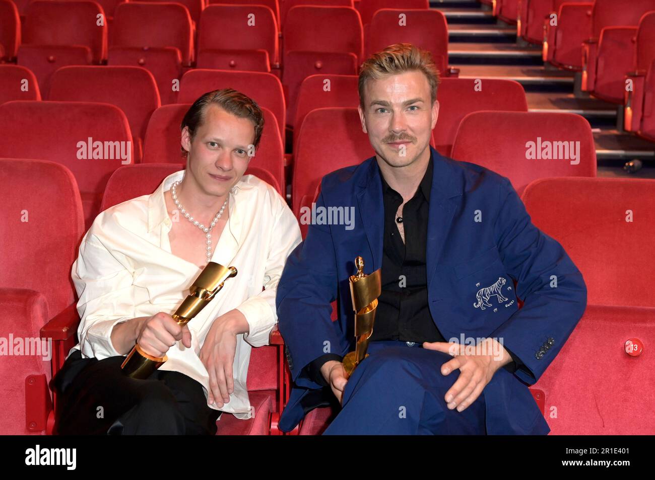 Felix Kammerer und Albrecht Schuch bei der 73. Verleihung des Deutschen ...