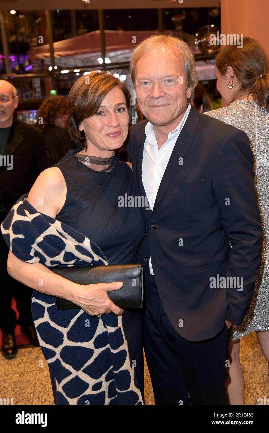 Sandra Maischberger und Jan Kerhart bei der 73. Verleihung des ...