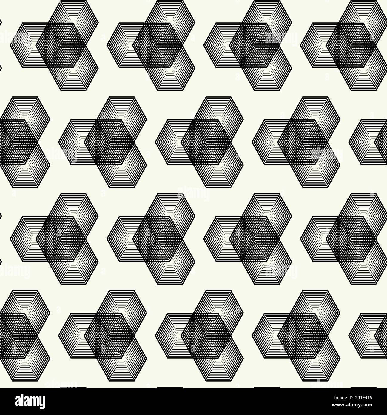 Vector monochrome geometric pattern in simple graphic design. Fashion ...