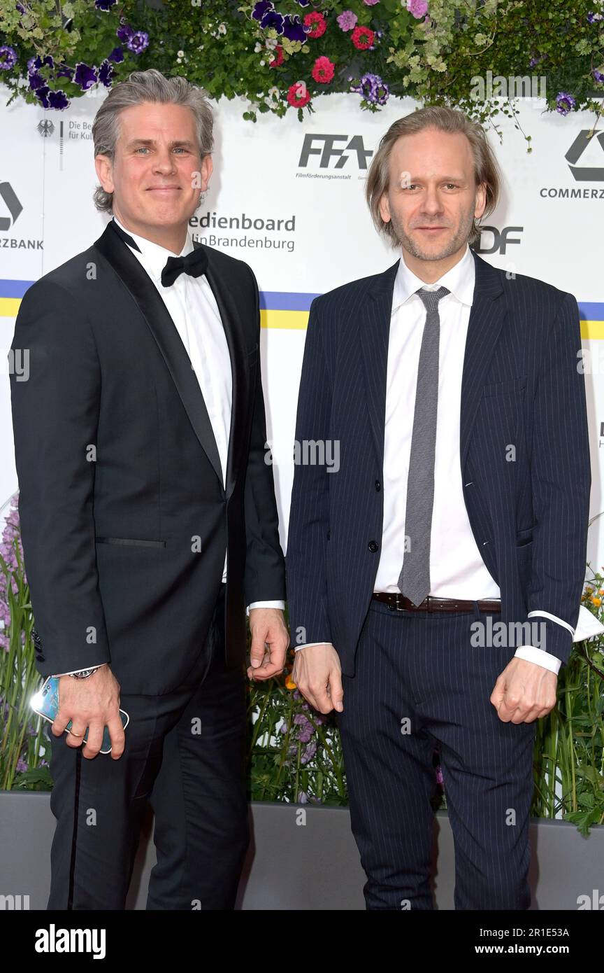 Berlin, Deutschland. 12th May, 2023. Steffen Groth und Begleitung bei ...