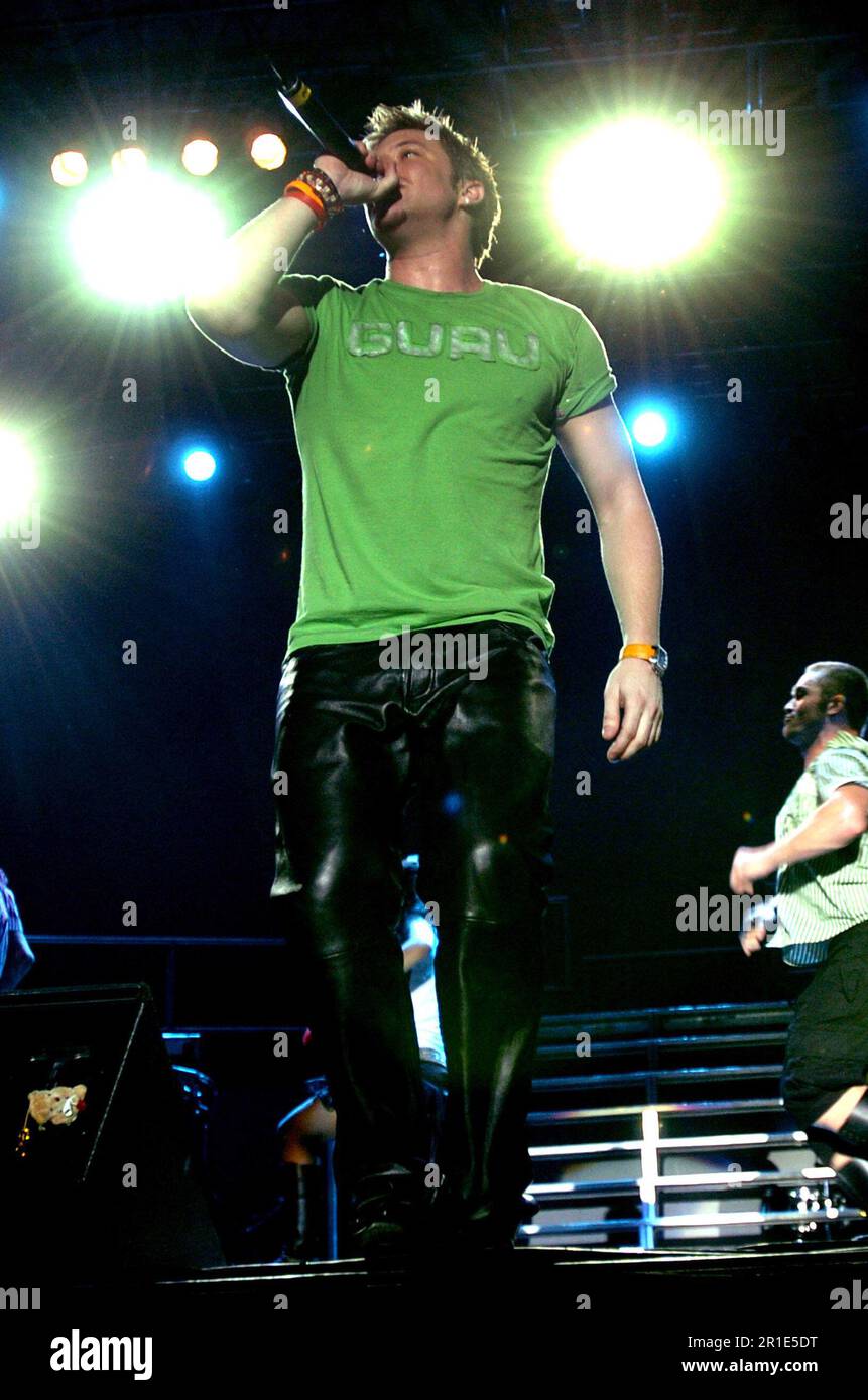 Brescia Italy 2005-06-17 : Duncan James singer of Blue during the ...