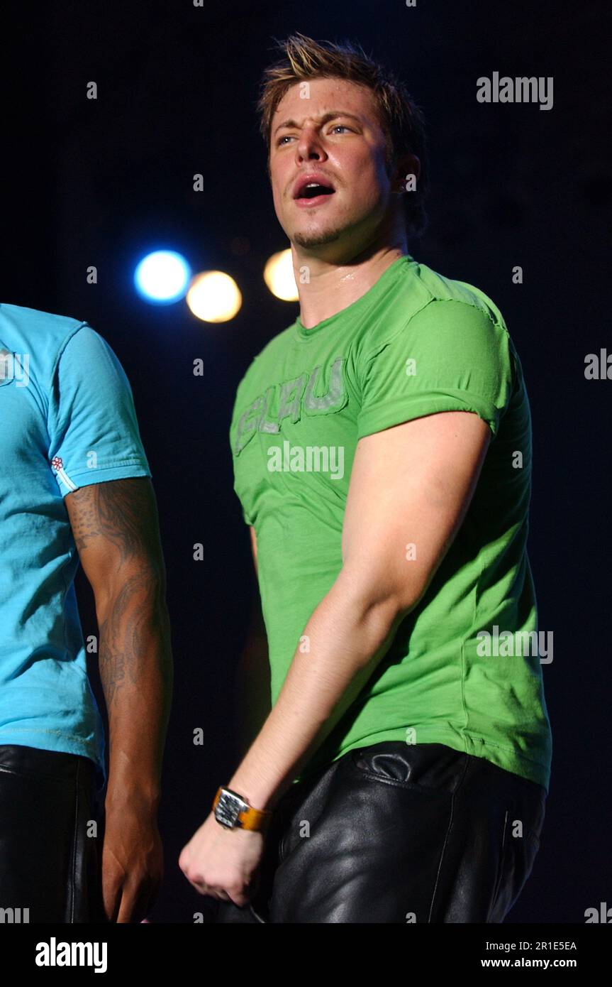 Brescia Italy 2005-06-17 : Duncan James singer of Blue during the ...