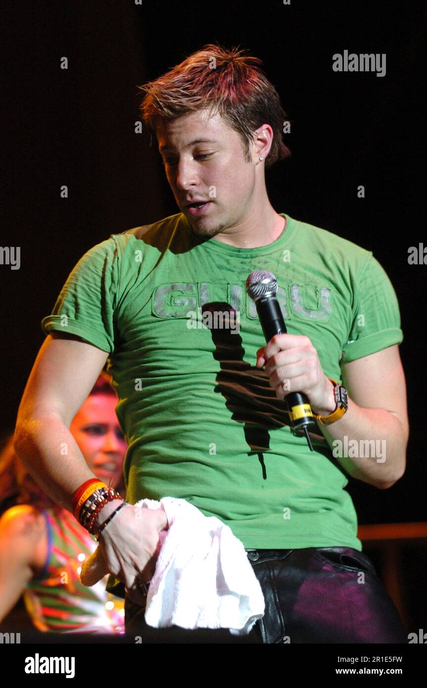 Brescia Italy 2005-06-17 : Duncan James singer of Blue during the ...