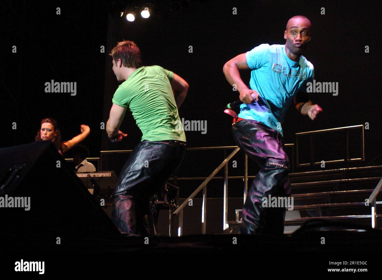 Brescia Italy 2005-06-17 : Simon Webbe singer of Blue during the ...
