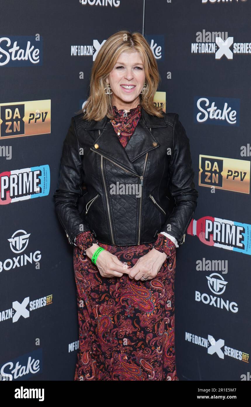 Kate Garraway arriving for the KSI vs Joe Fournier boxing match at OVO ...