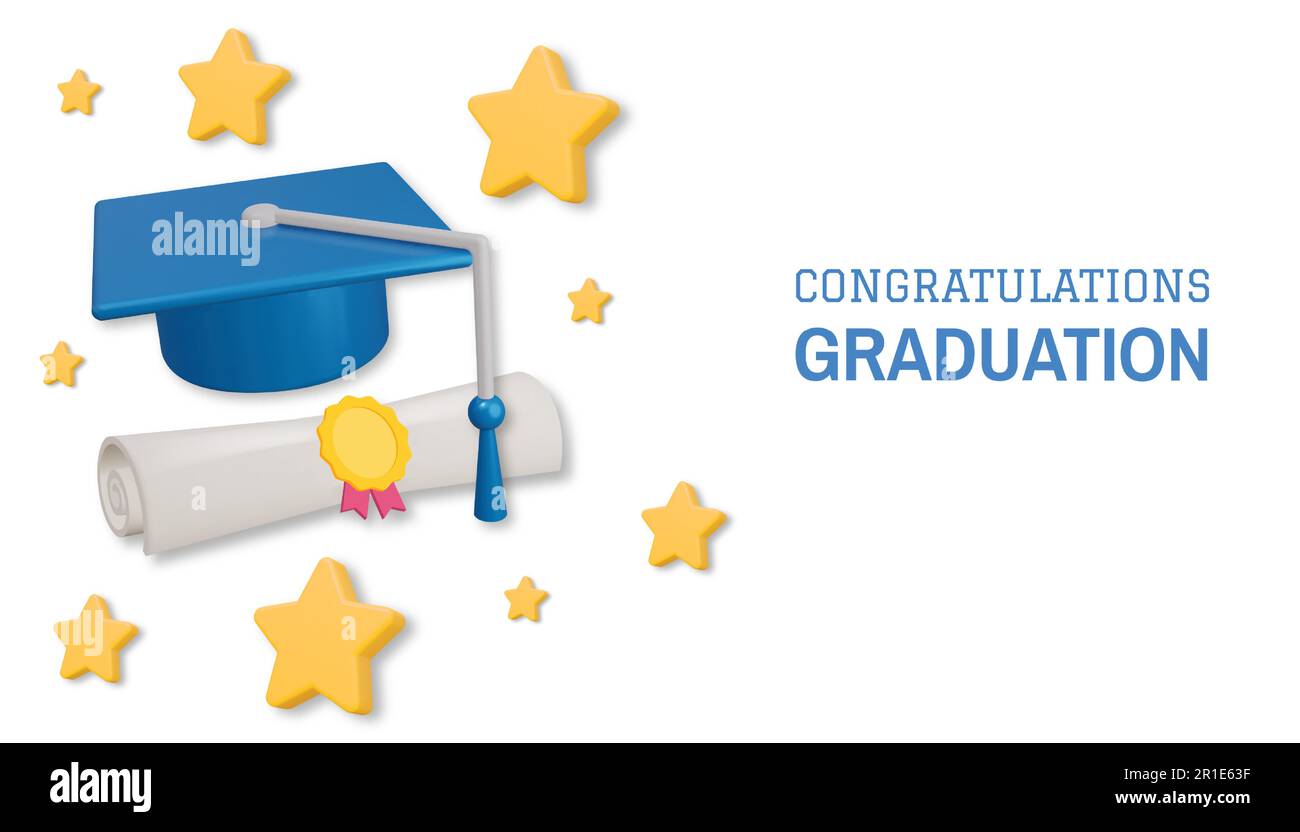 Congratulations graduation greeting vector background design. Vector ...