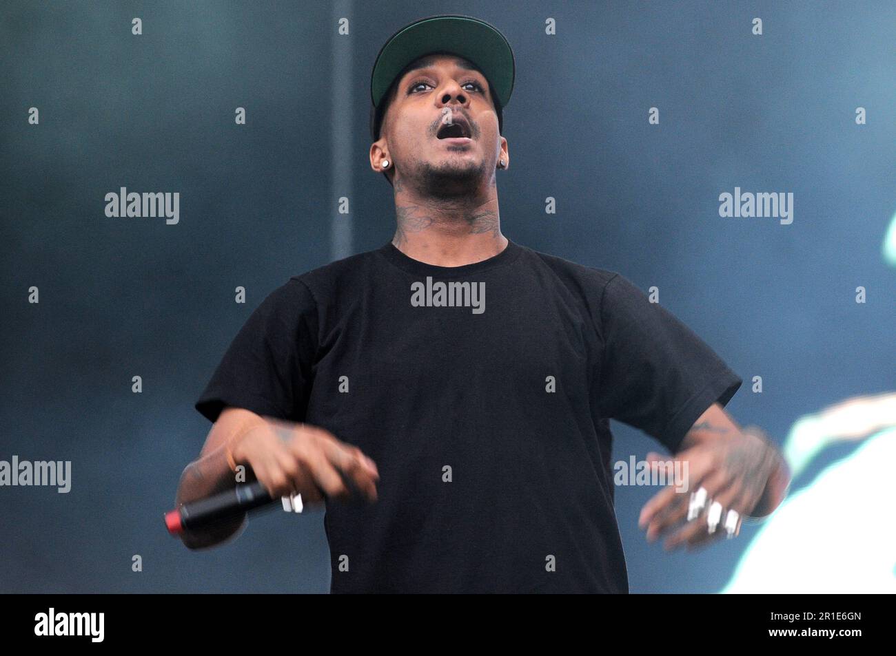 Milan Italy 2012-06-07 : MC Rage of Chase and Status performing at the ...